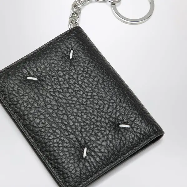 MAISON MARGIELA Wallet With Key Holder In Grained Leather