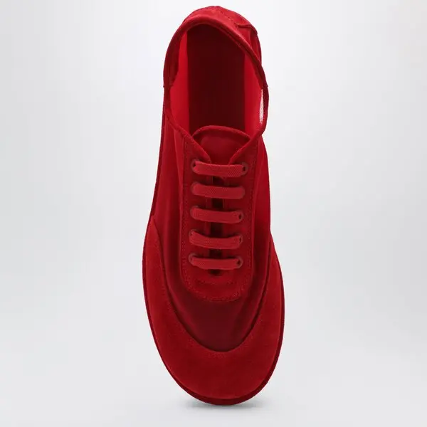 Dear Frances Sneakers In Semi-sheer Mesh And Suede