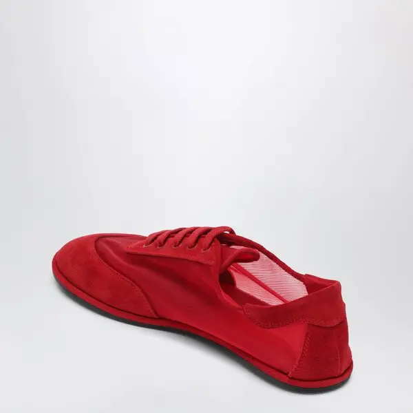 Dear Frances Sneakers In Semi-sheer Mesh And Suede
