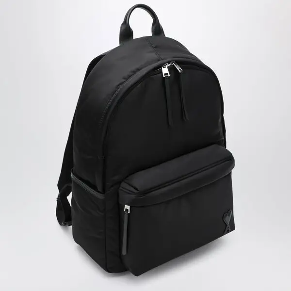 AMI Paris De Coeur Backpack In Nylon