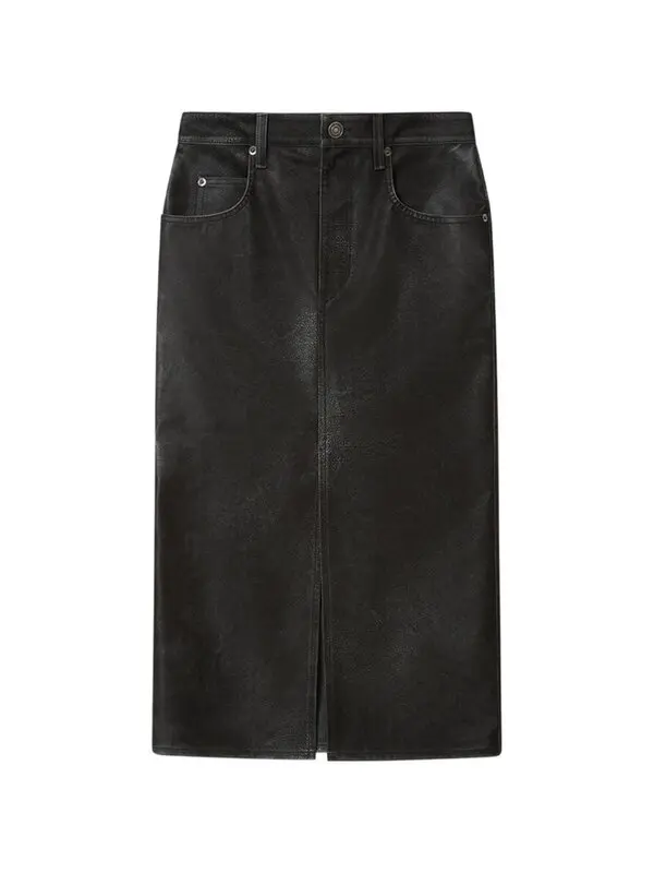 Isabel Marant Étoile Marant Bisane Faux Leather Skirt