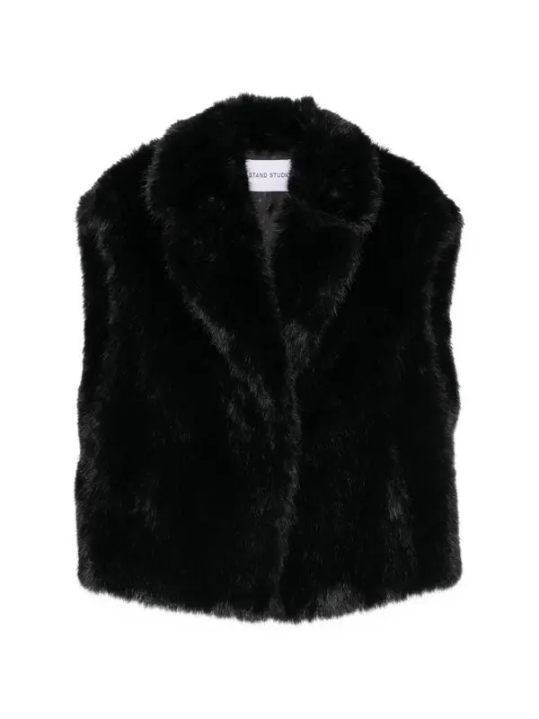 STAND STUDIO Kinley Faux Fur Vest