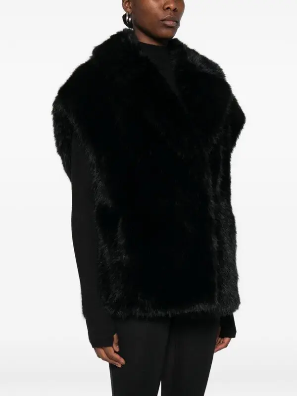 STAND STUDIO Kinley Faux Fur Vest