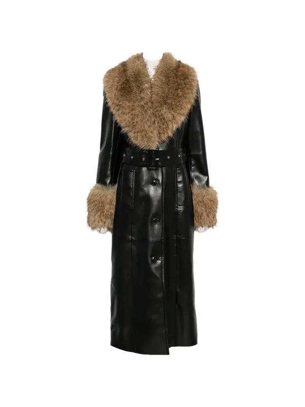 STAND STUDIO Estella Faux Leather Coat