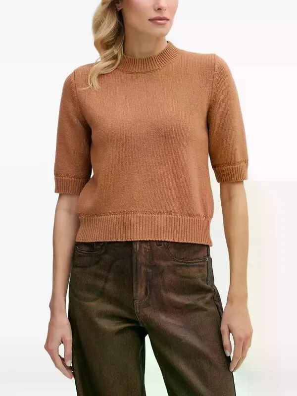 BENETTON Wool Short Sleeve Sweater
