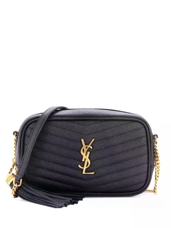 Saint Laurent Lou Camera Bag Matelasse Chevron Leather Mini Crossbody Bag