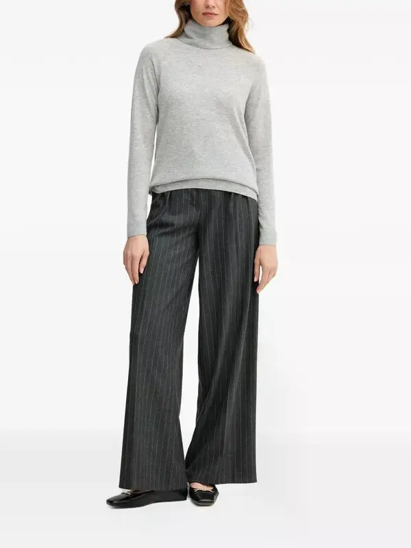 BENETTON Roll-neck Sweater - Grey