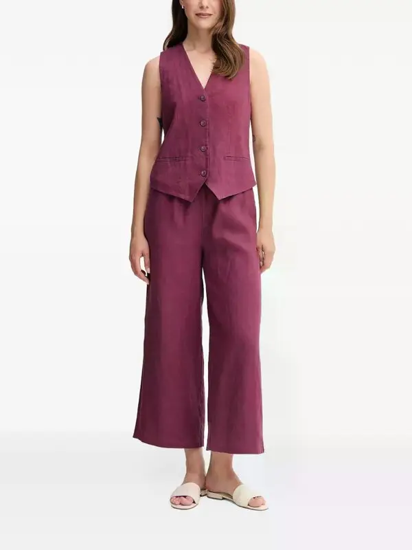 BENETTON V-neck Buttoned Waistcoat