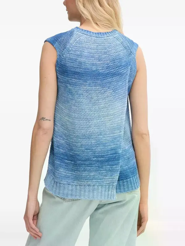 BENETTON Faded-effect Round-neck Vest