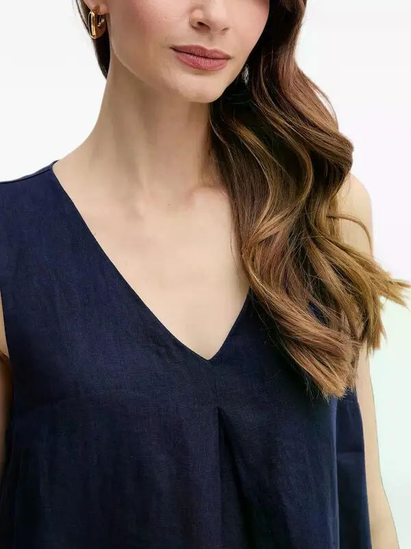 BENETTON V-neck Mini Dress