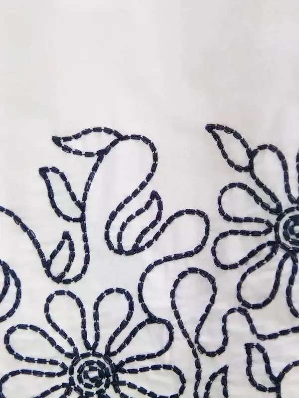 BENETTON Floral-embroidered Dress