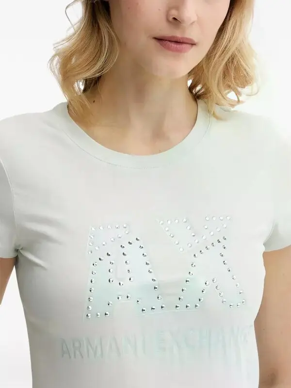 Armani Exchange Essentials Embellished Short-sleeve T-shirt