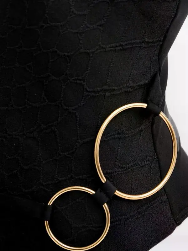 Chantelle Ring-detail Textured Swimsuit
