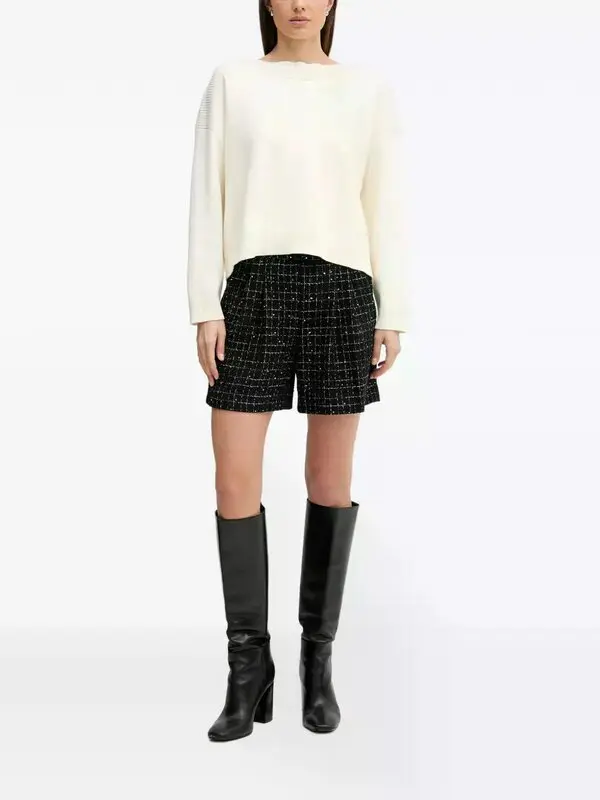 BENETTON Jacquard Ribbed Knit Jumper