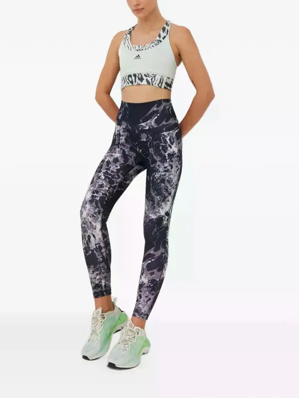 Adidas Animal-print Sports Bra