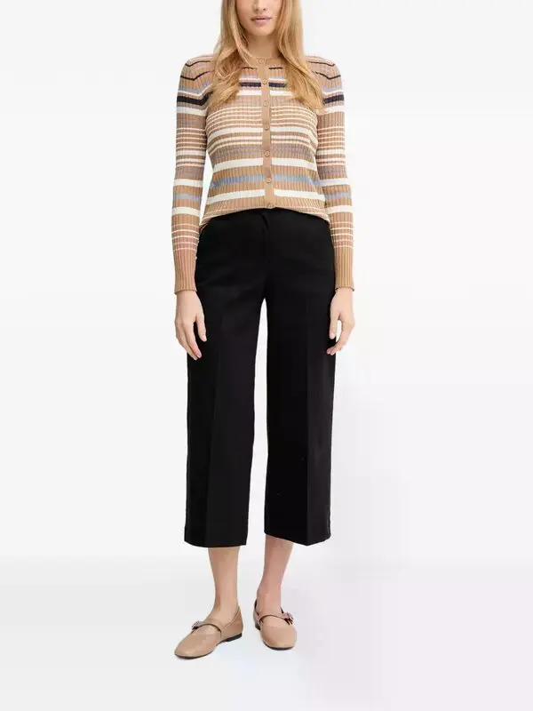 BENETTON Striped Cardigan