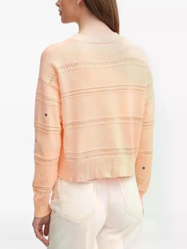 BENETTON Flower Embroidered Cardigan