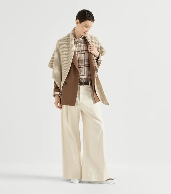 Brunello Cucinelli Cashmere-blend Sparkling Shawl