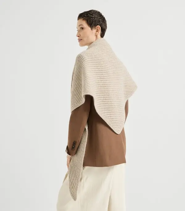 Brunello Cucinelli Cashmere-blend Sparkling Shawl
