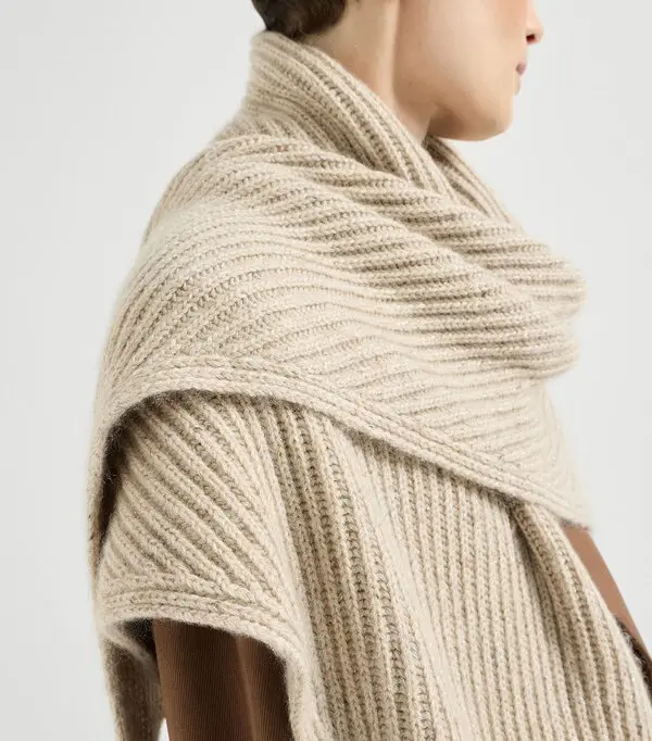 Brunello Cucinelli Cashmere-blend Sparkling Shawl