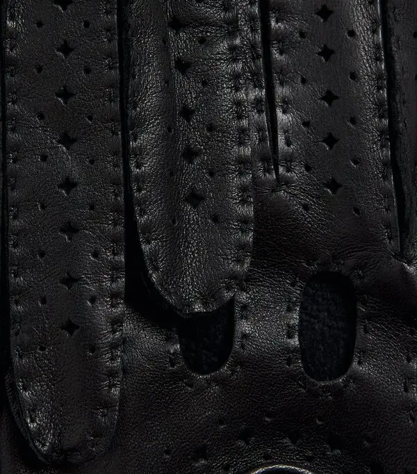 HAMERLI Leather Mathieu Driving Gloves