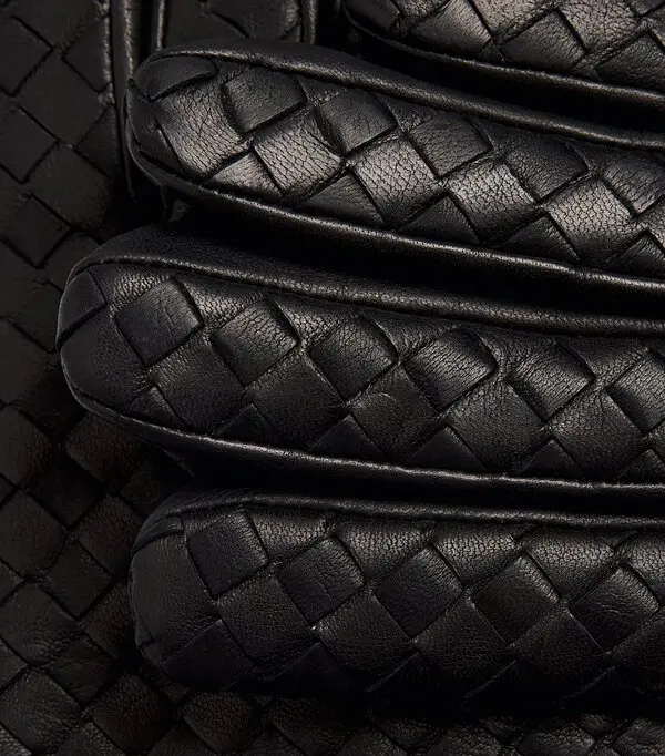 HAMERLI Woven Leather Marcel Gloves
