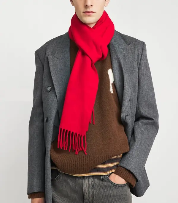 AMI Paris Alpaca-blend De Coeur Sweater