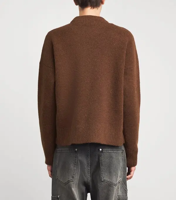 AMI Paris Alpaca-blend De Coeur Sweater