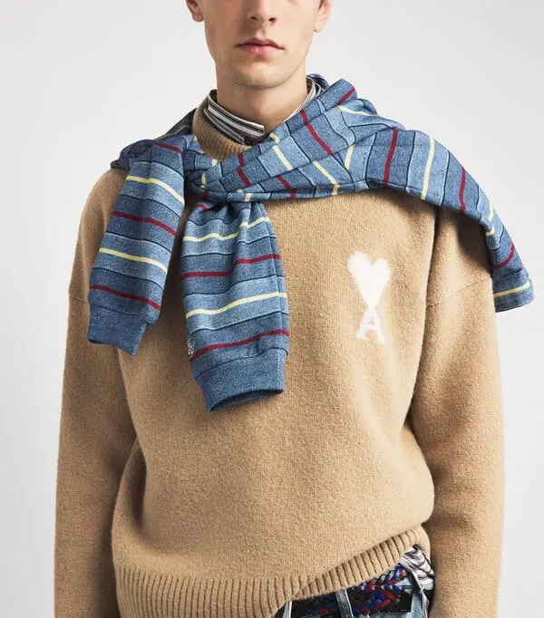 AMI Paris Alpaca-blend De Coeur Sweater