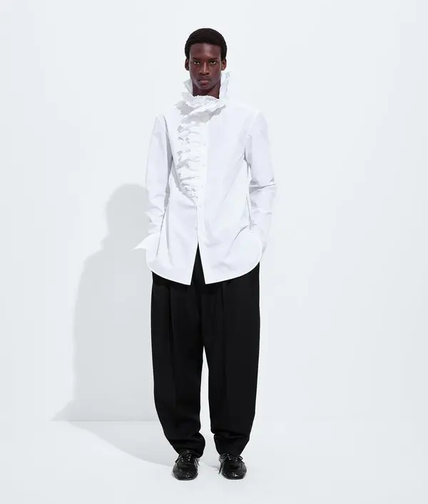 Bottega Veneta Compact Cotton Poplin Shirt
