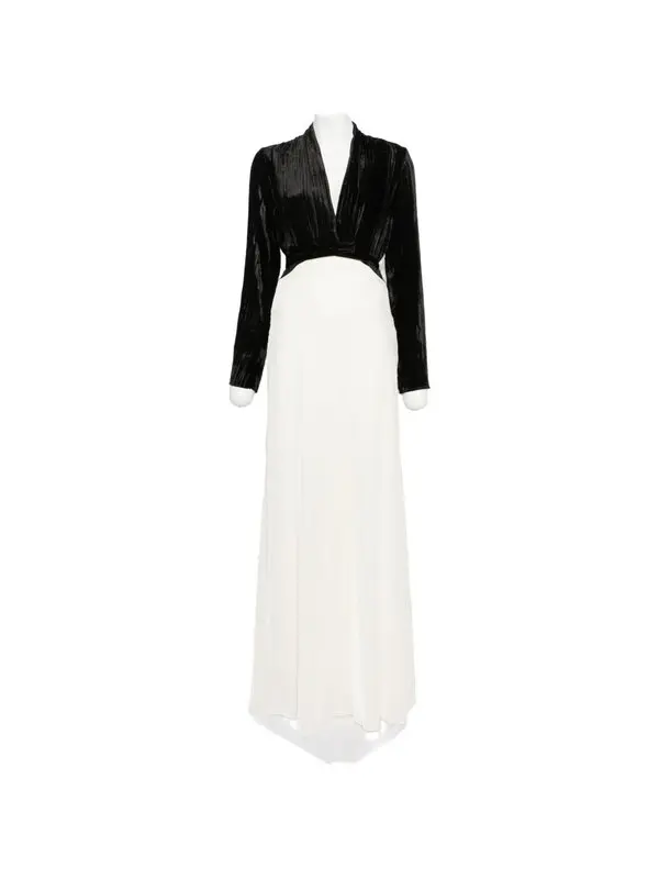 FORTE_FORTE Velvet Long Dress - Multicolor