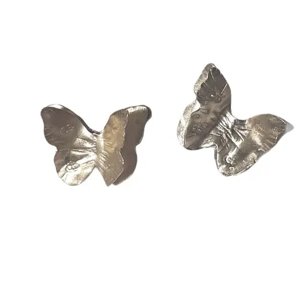 LILY FLO JEWELLERY Butterfly Earrings In Sterling
