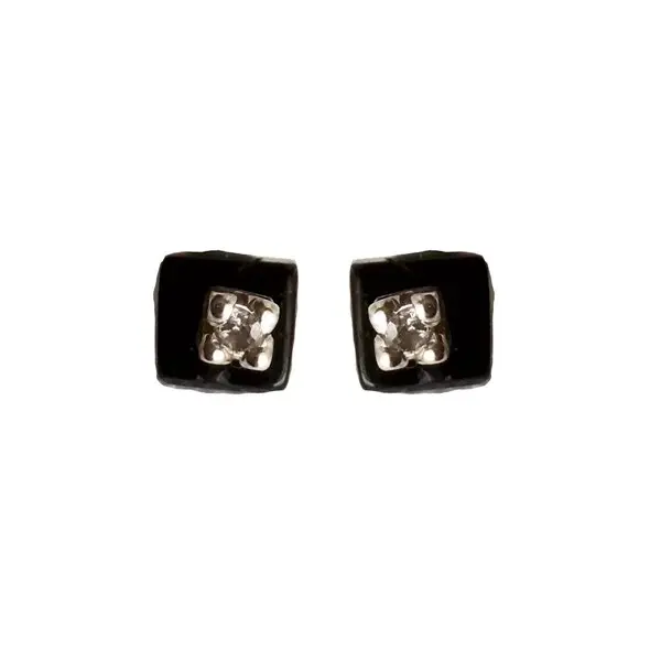 LILY FLO JEWELLERY Spinel Lab Grown Diamond Stud Earrings