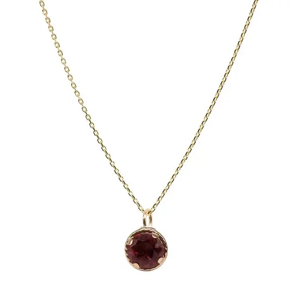 LILY FLO JEWELLERY Garnet Necklace