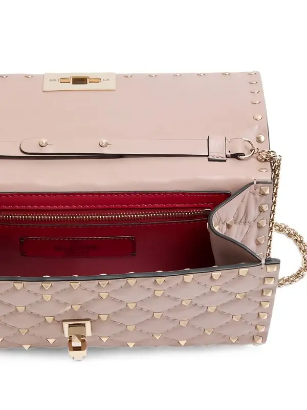 Valentino Garavani Rockstud Spike Small Leather Shoulder Bag - Multicolor