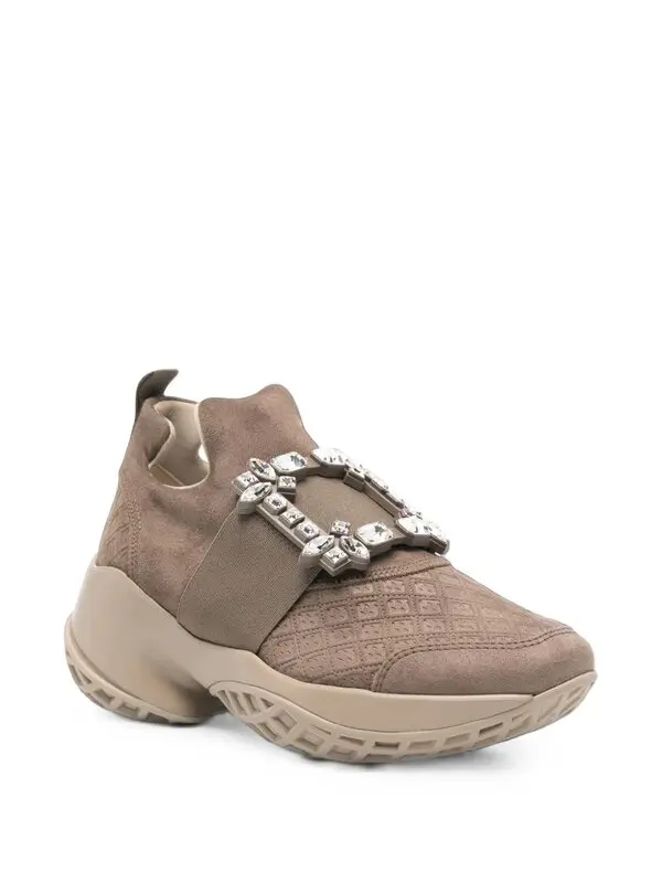 ROGER VIVIER Viv Run Strass Sneakers - Multicolor