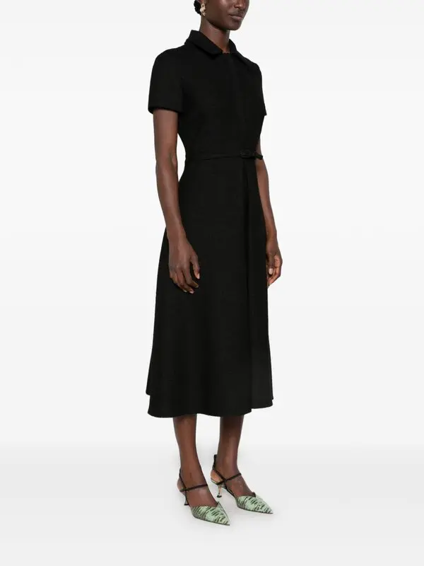 Fendi Bouclé Wool Midi Dress