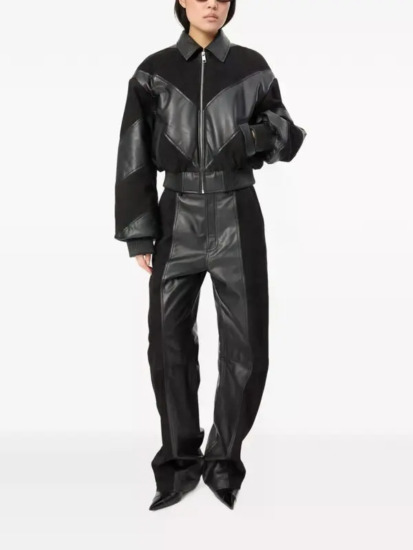 ROTATE BY BIRGER CHRISTENSEN Wide Straight Trousers