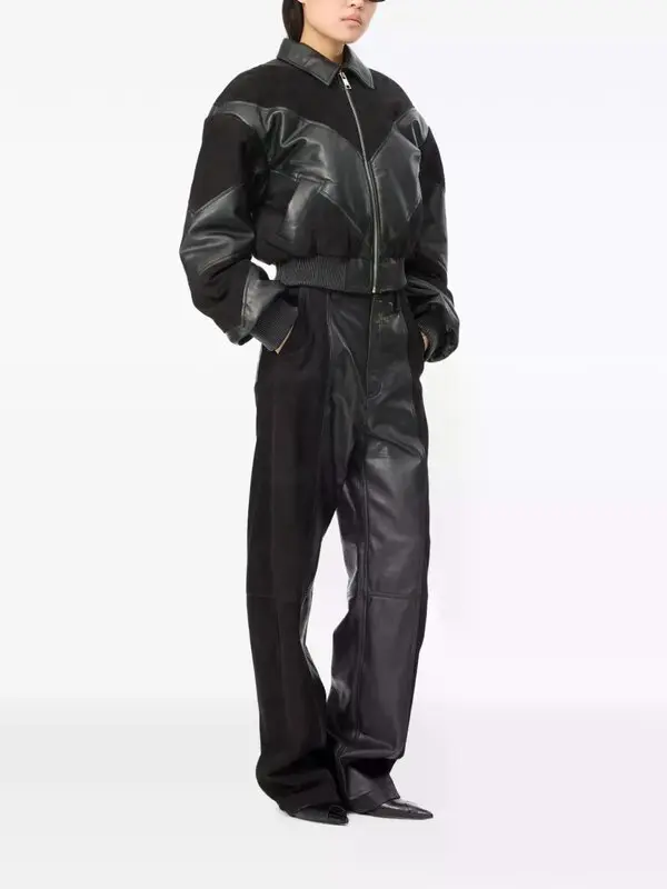 ROTATE BY BIRGER CHRISTENSEN Wide Straight Trousers