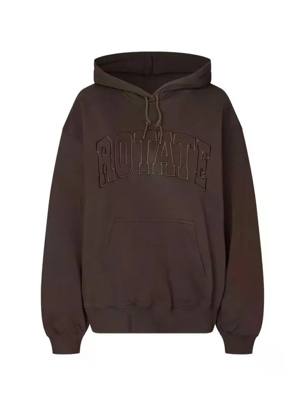 ROTATE BY BIRGER CHRISTENSEN Logo-embroidered Hoodie