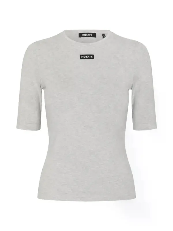 ROTATE BY BIRGER CHRISTENSEN Logo-patch Short-sleeve T-shirt