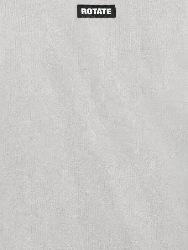 ROTATE BY BIRGER CHRISTENSEN Logo-patch Short-sleeve T-shirt