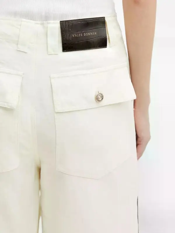 WALES BONNER Hymn Button-flap Pocket Trousers