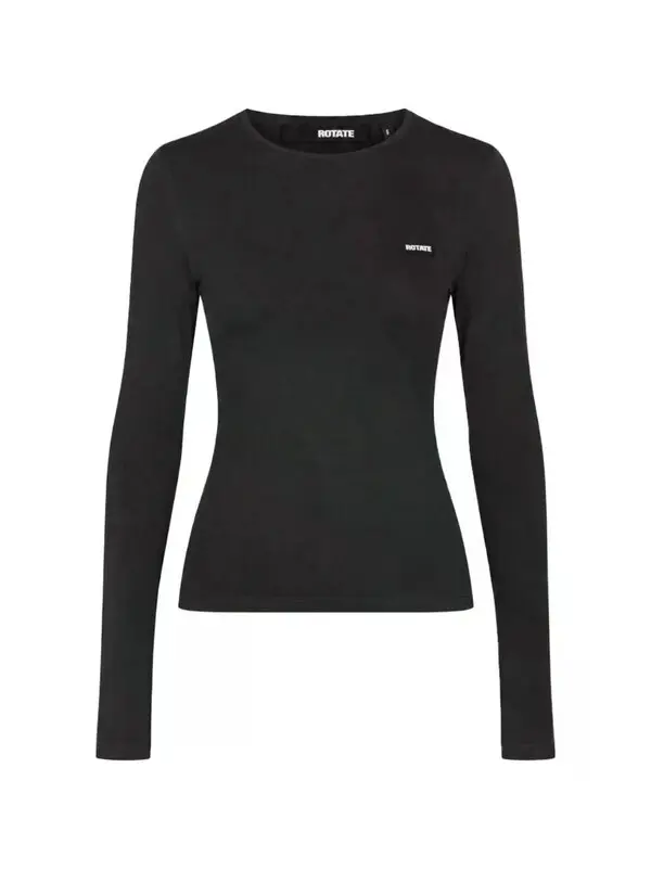ROTATE BY BIRGER CHRISTENSEN Logo-patch Long-sleeve T-shirt