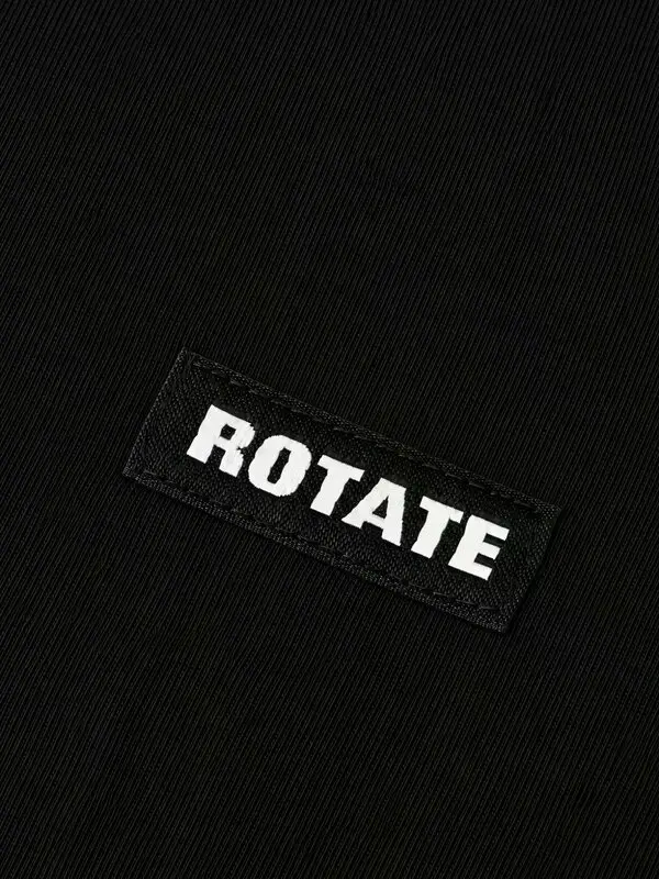 ROTATE BY BIRGER CHRISTENSEN Logo-patch Long-sleeve T-shirt