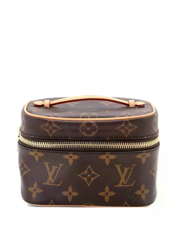 LOUIS VUITTON Nice Vanity Case Monogram Canvas Nano Pouch - Brown