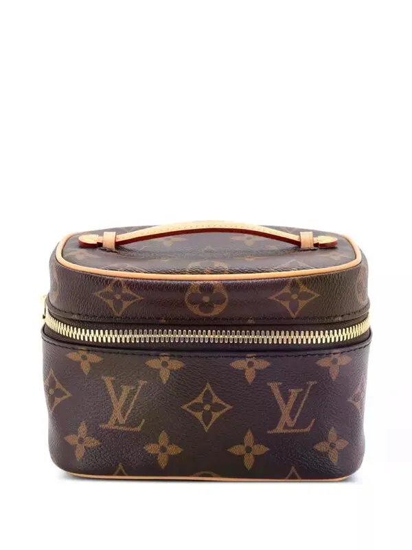 LOUIS VUITTON Nice Vanity Case Monogram Canvas Nano Pouch - Brown
