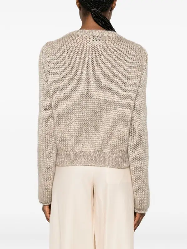 FORTE_FORTE Cashmere Blend Kitted Cardigan