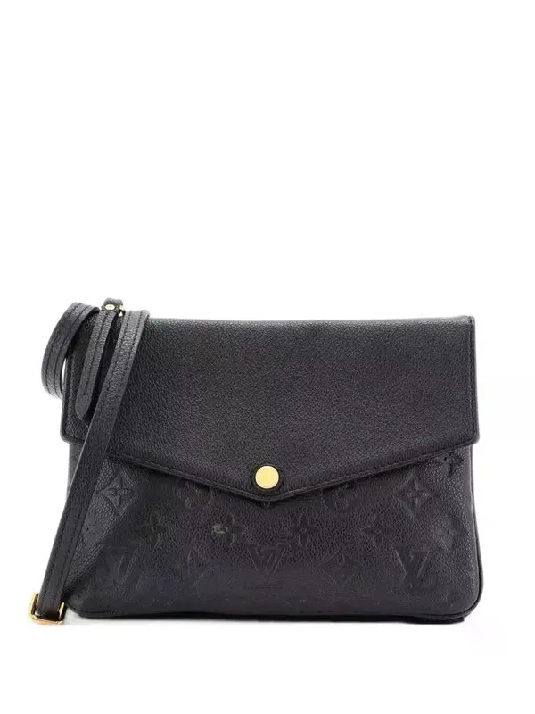LOUIS VUITTON Twice Handbag Monogram Empreinte Leather Crossbody Bag