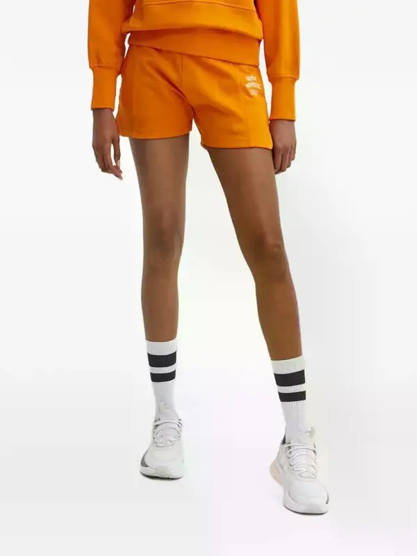 CASALL Logo-embroidered Side-slit Shorts